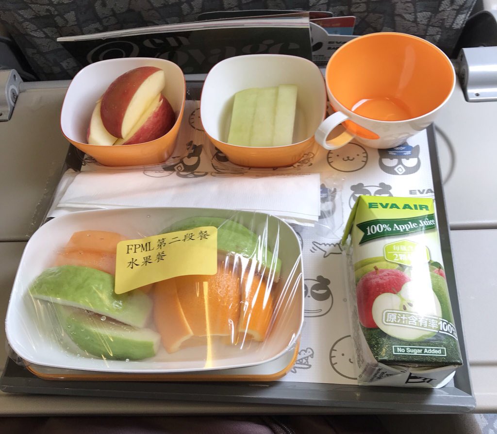 エバー航空機内食 BR105 福岡台北桃園 FUKTPE Y エコノミー MAY19 FPML | 機内食クラブ Inflight meal ...